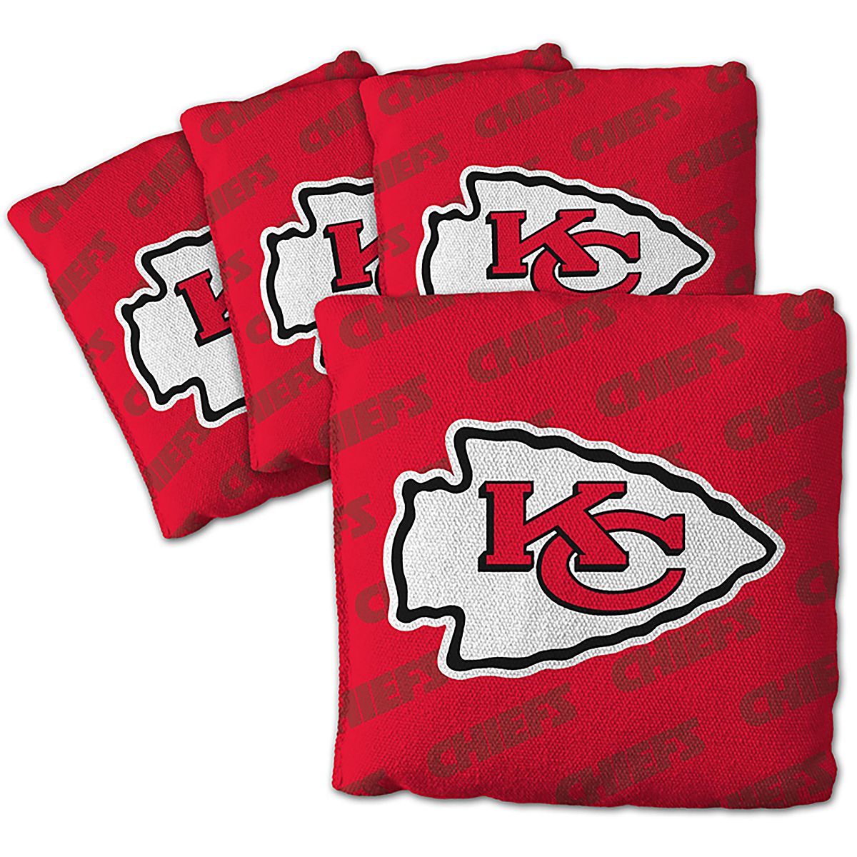 YouTheFan Kansas City Chiefs Licensed Cornhole Bags 4-Pack | Academy