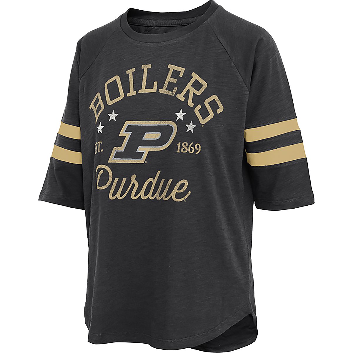 Pressbox Women's Purdue Academy Slub T-shirt | Academy