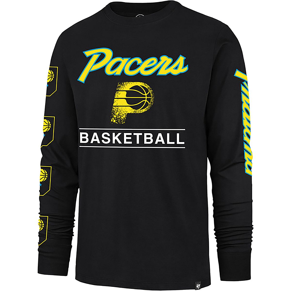 '47 Men's Indiana Pacers City Edition Triplet Franklin Long Sleeve T ...