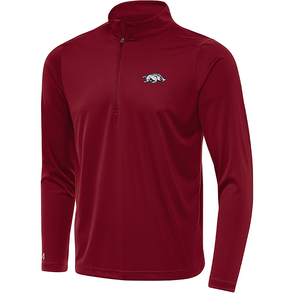 Antigua Men's Arkansas Razorbacks Tribute Quarter Zip Pullover | Academy