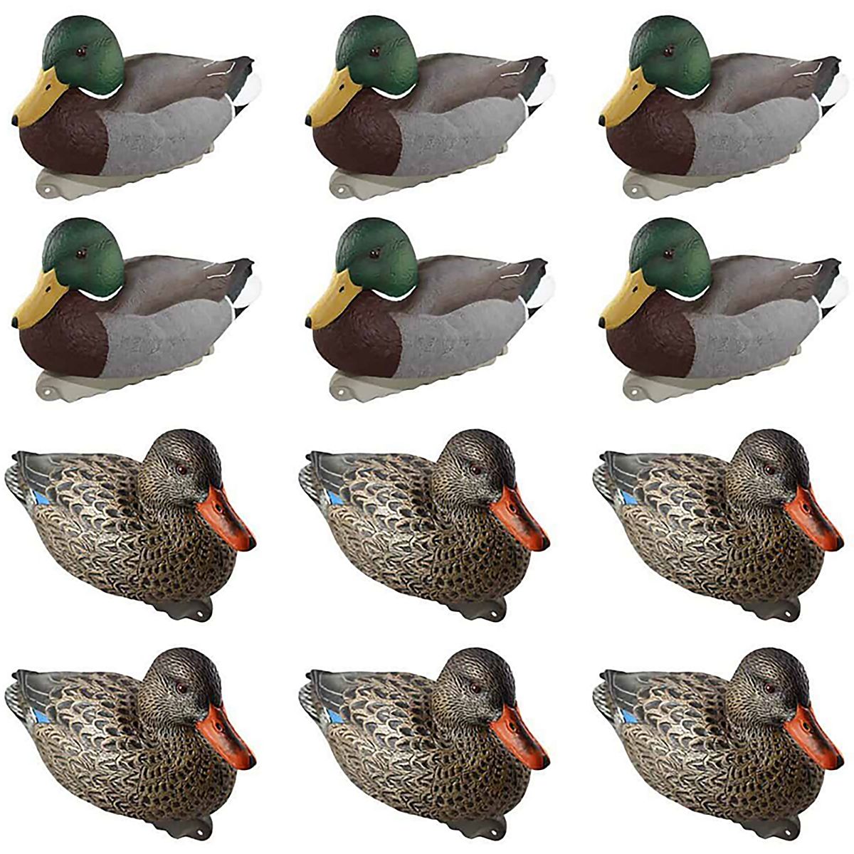 Cupped Finishing Mallard Duck Decoys 12-Pack | Academy
