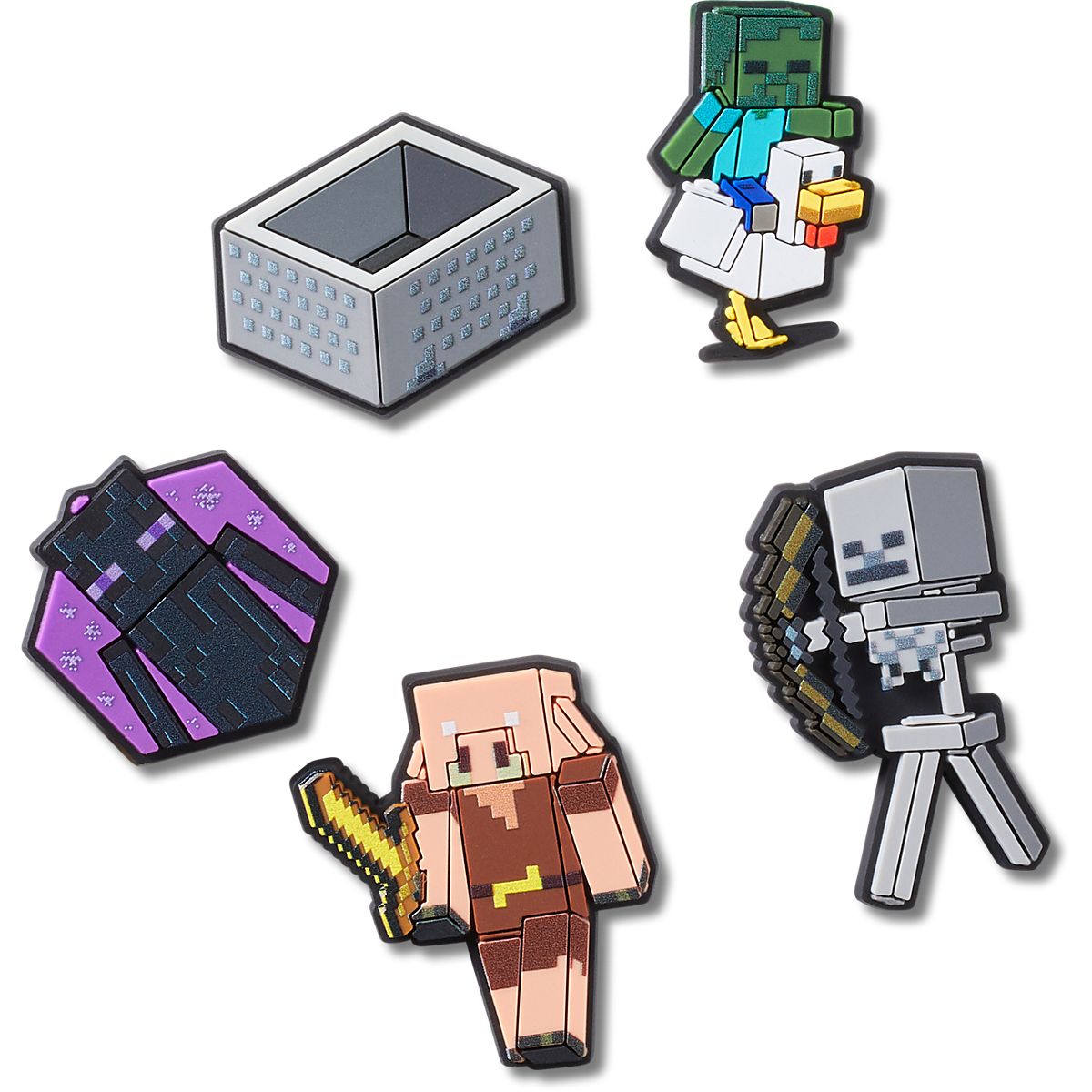 Crocs Jibbitz Minecraft Charms 5-Pack | Academy