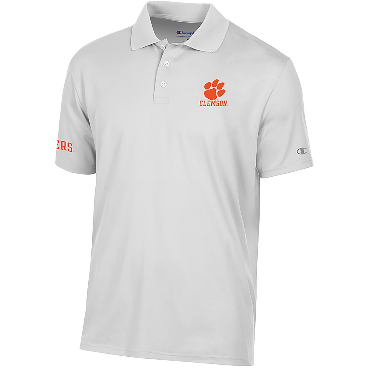 Champion Men's Clemson Solid Polo Shirt | Academy