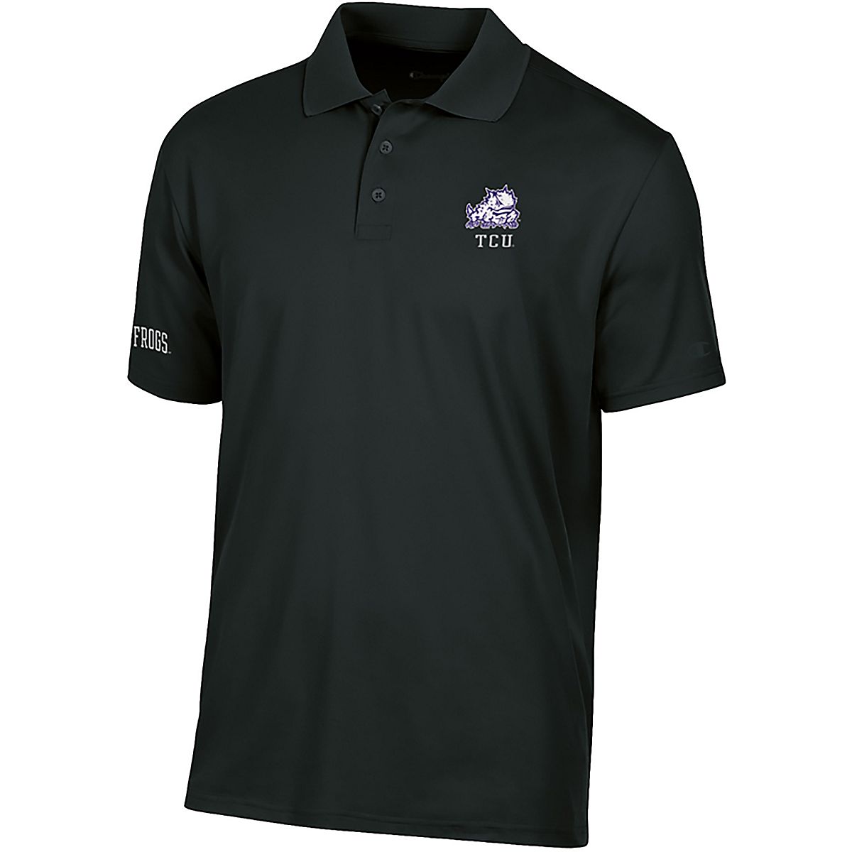 Champion Men's TCU Solid Polo Shirt | Academy