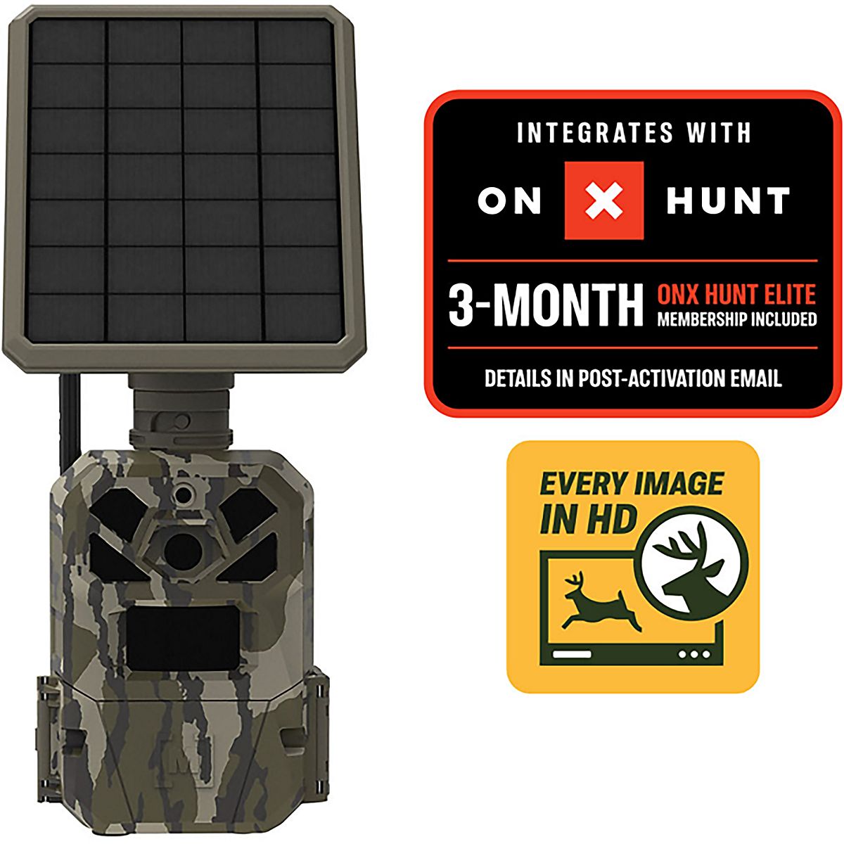 Moultrie Edge Single with Solar Cellular MP Trail Camera | Academy