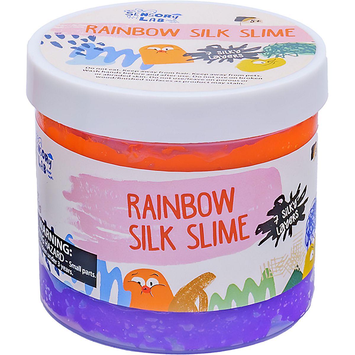 Toysmith Sensory Lab Rainbow Silky Slime | Academy