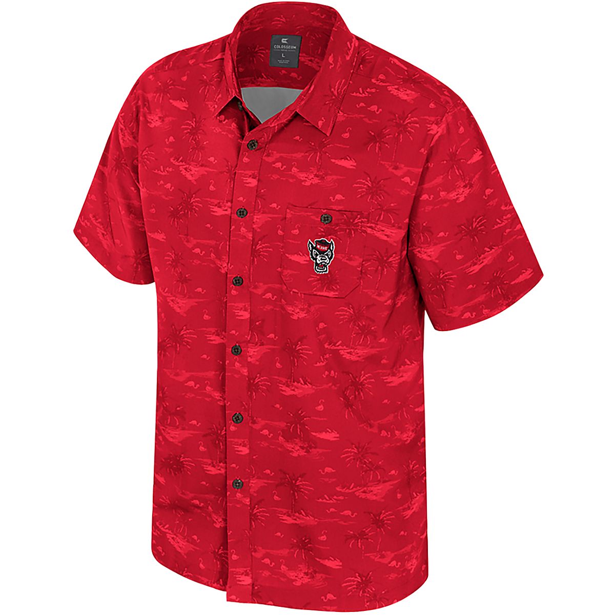 Colosseum Athletics Men's NC State Atmosphere Camp Shirt | Academy