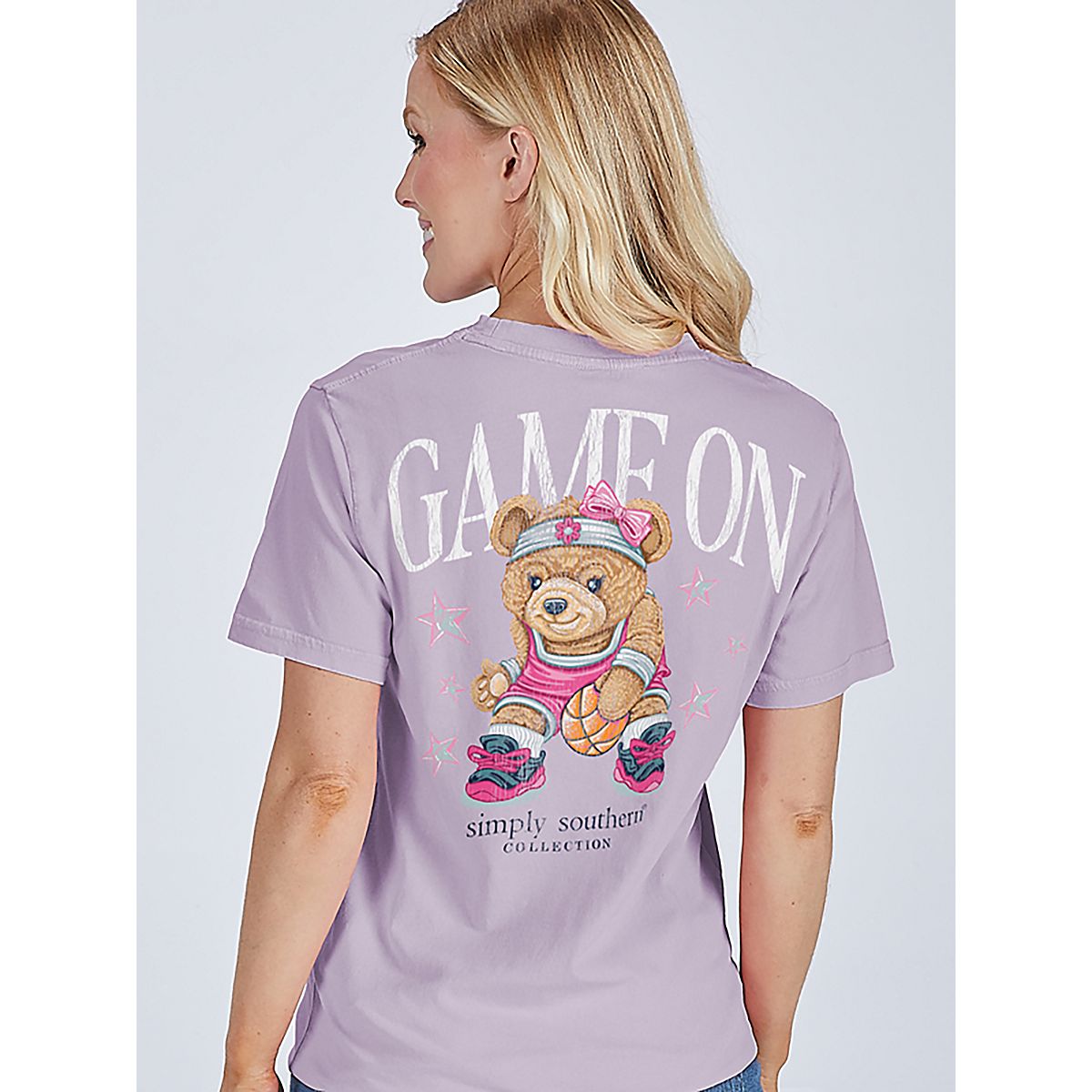 Simply Southern Women's Basketball Bear T-shirt | Academy