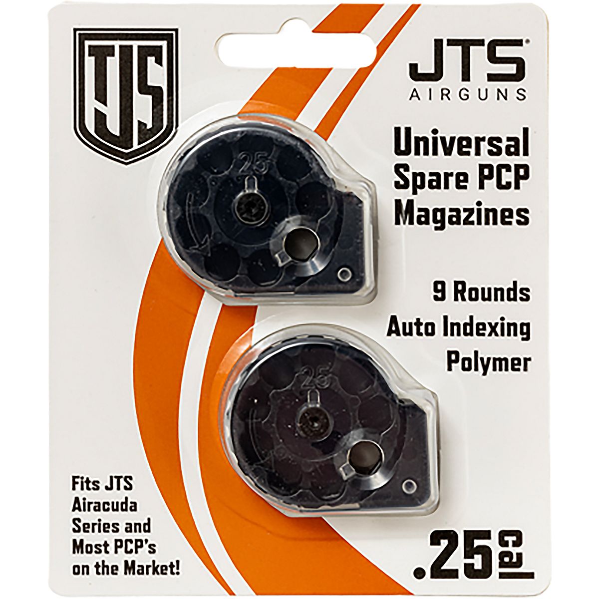 JTS Airacuda/Airacuda Max .25 9-Round Magazines 2-Pack | Academy