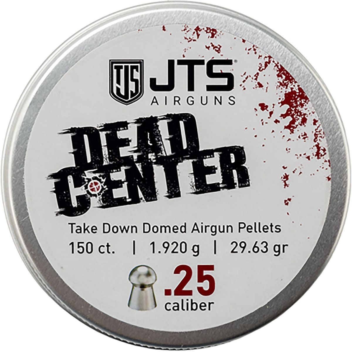 JTS Dead Center Precision .25 Domed Pellets - 150 Rounds | Academy