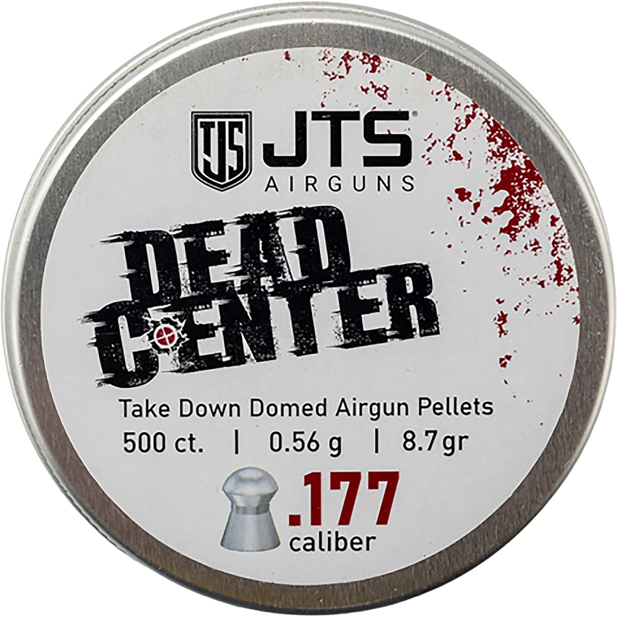 JTS Dead Center Precision .177 Domed Pellets - 500 Rounds | Academy