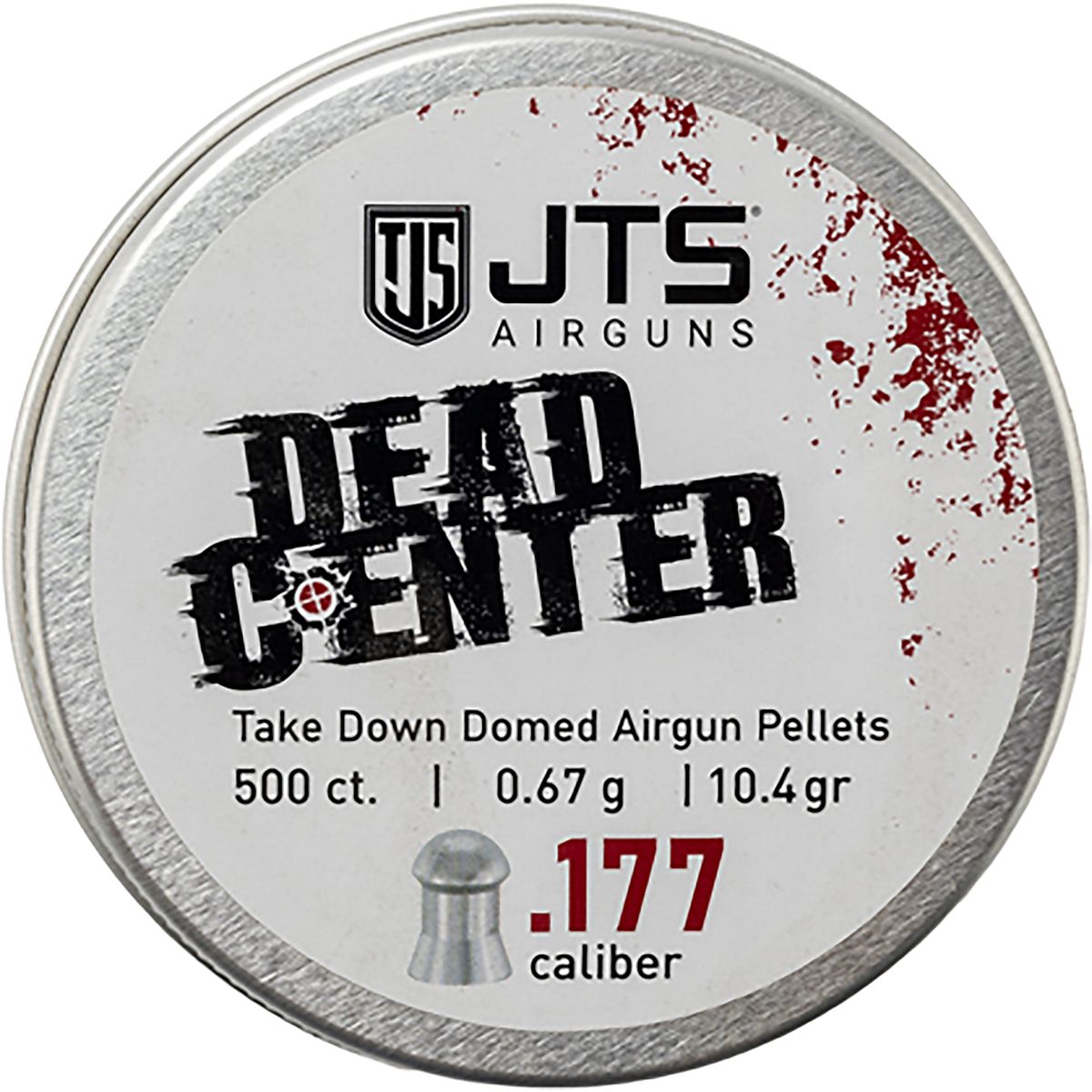 JTS Dead Center Precision .177 Domed Pellets - 500 Rounds | Academy