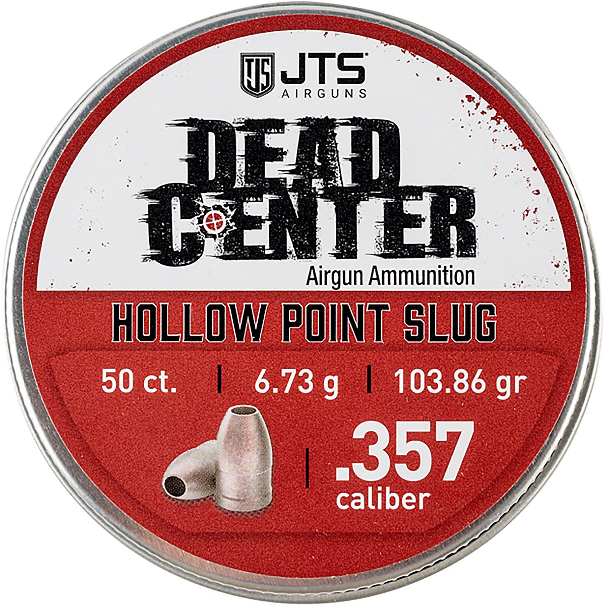 JTS Dead Center Precision .357 Hollow Point Pellets - 50 Rounds | Academy