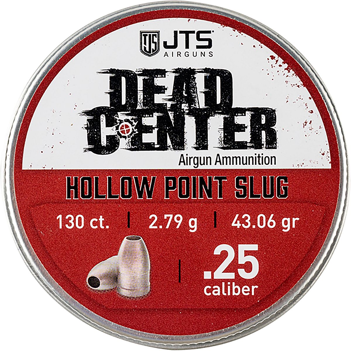 JTS Dead Center Precision .25 Hollow Point Pellets - 130 Rounds | Academy