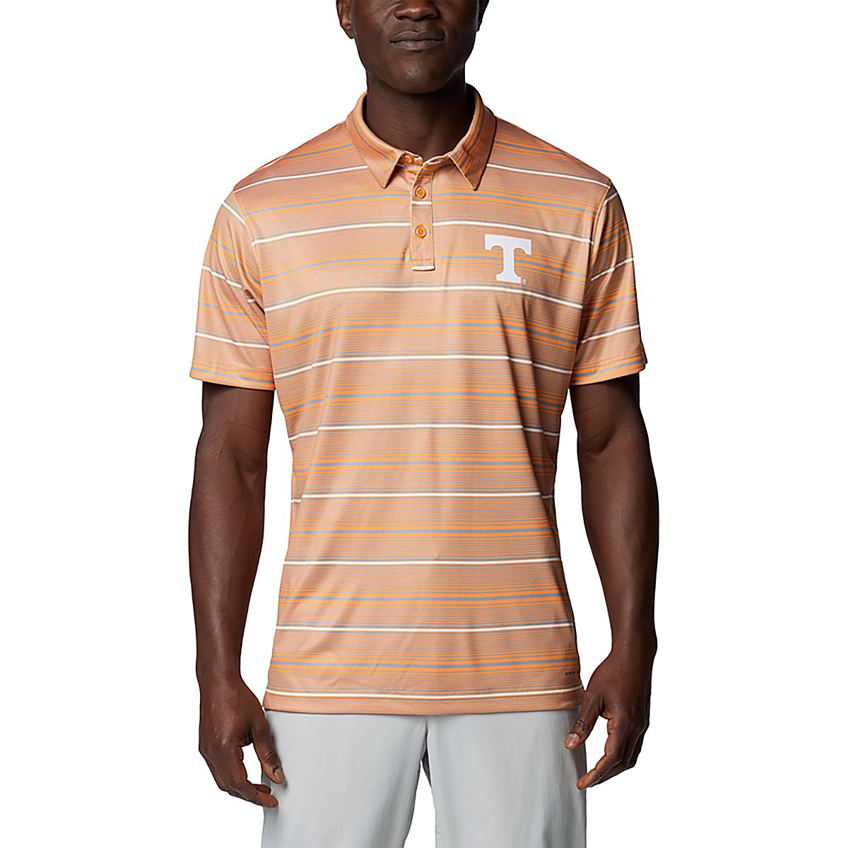 Columbia Sportswear Men's Tennessee Stripe Super Terminal Tackle Polo ...