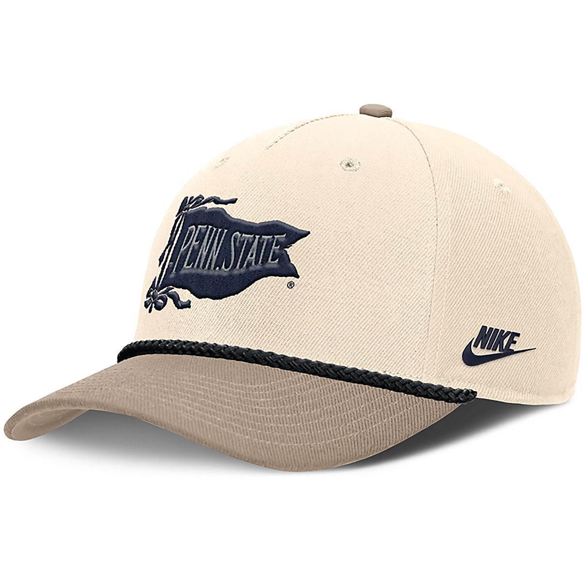 Nike Men's Penn State Rise Legacy Logo Structured Adjustable Cap | Academy