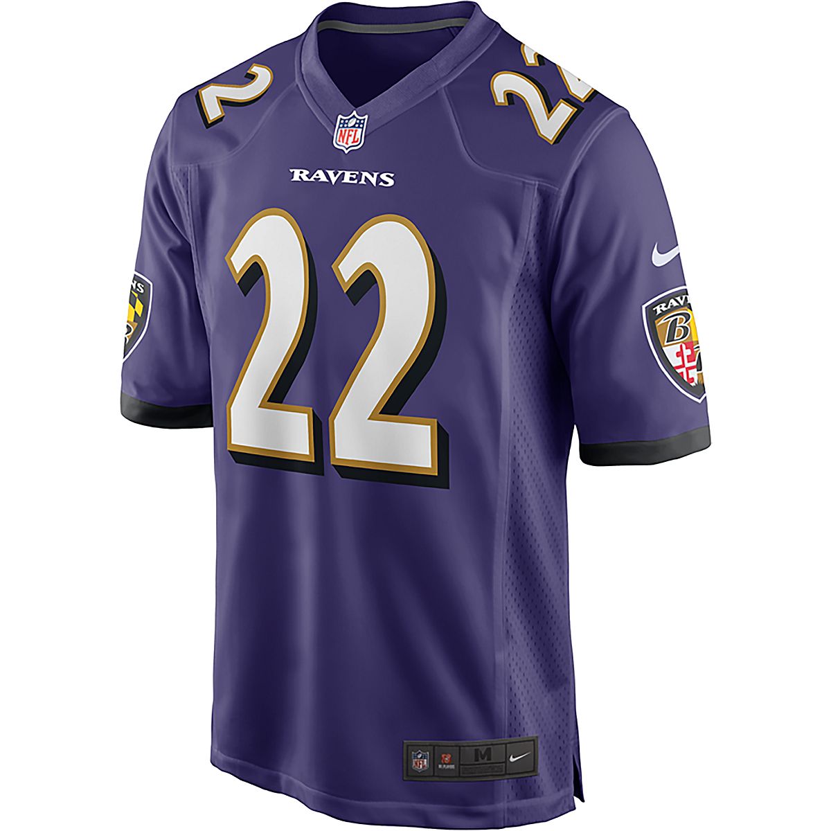 Nike Men's Ravens Derrick Henry #22 Name & Number Home Game Jersey ...