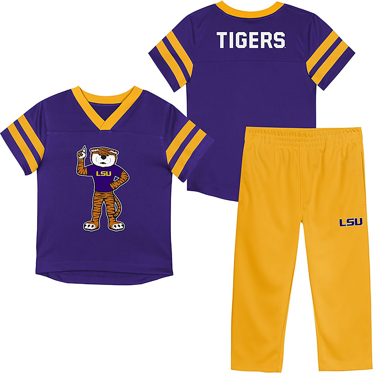 Outerstuff Toddlers' LSU Red Zone Mascot Top and Pant Set | Academy