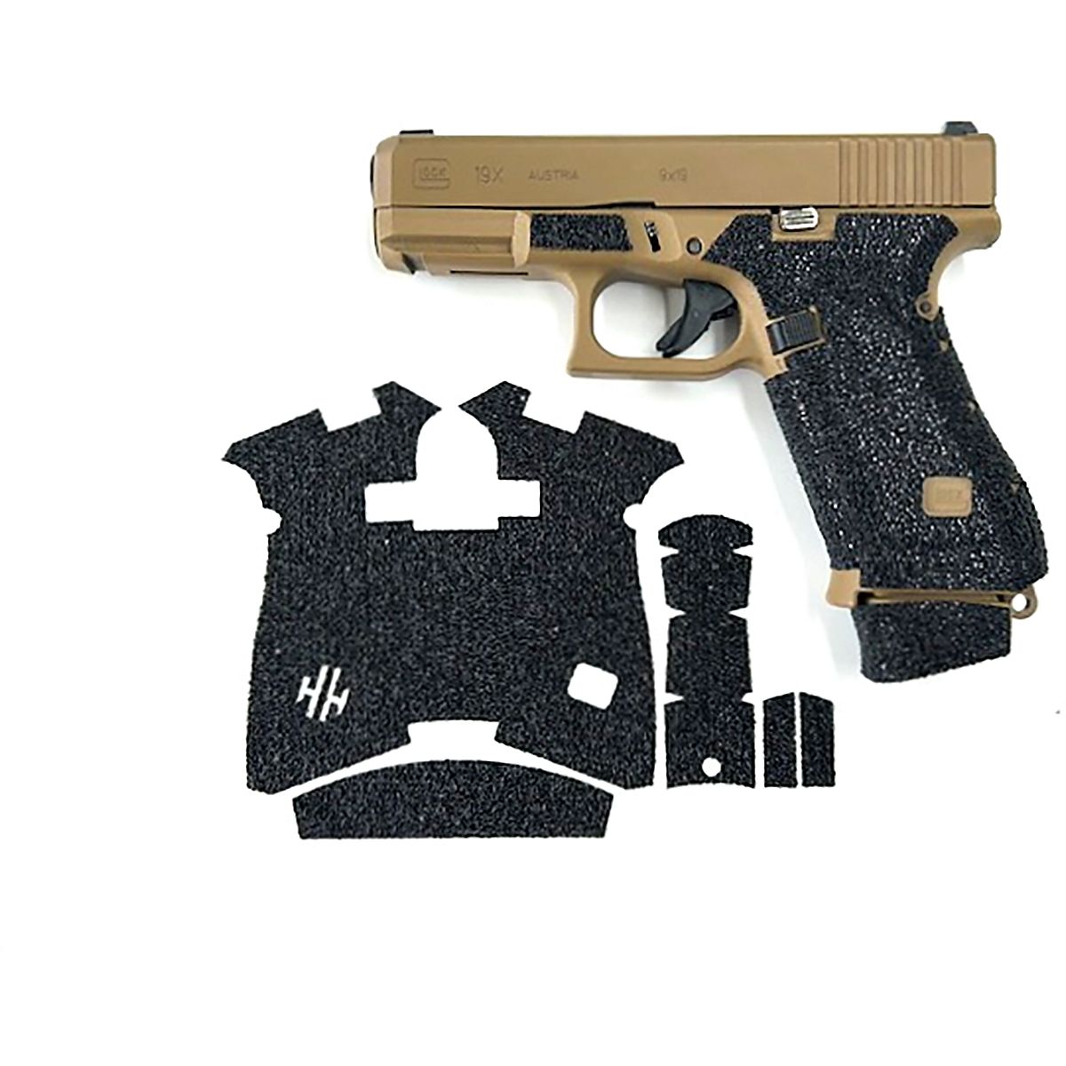 Handleitgrips GLOCK 19X/45 Edge Series Grip Enhancement Kit | Academy