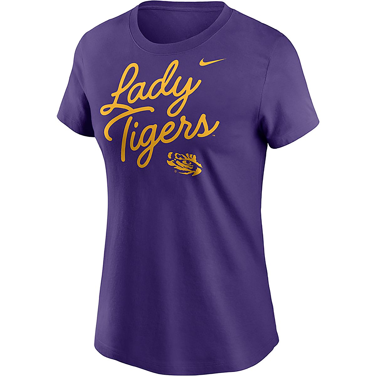 Nike Women's LSU Script Over Logo T-shirt | Academy