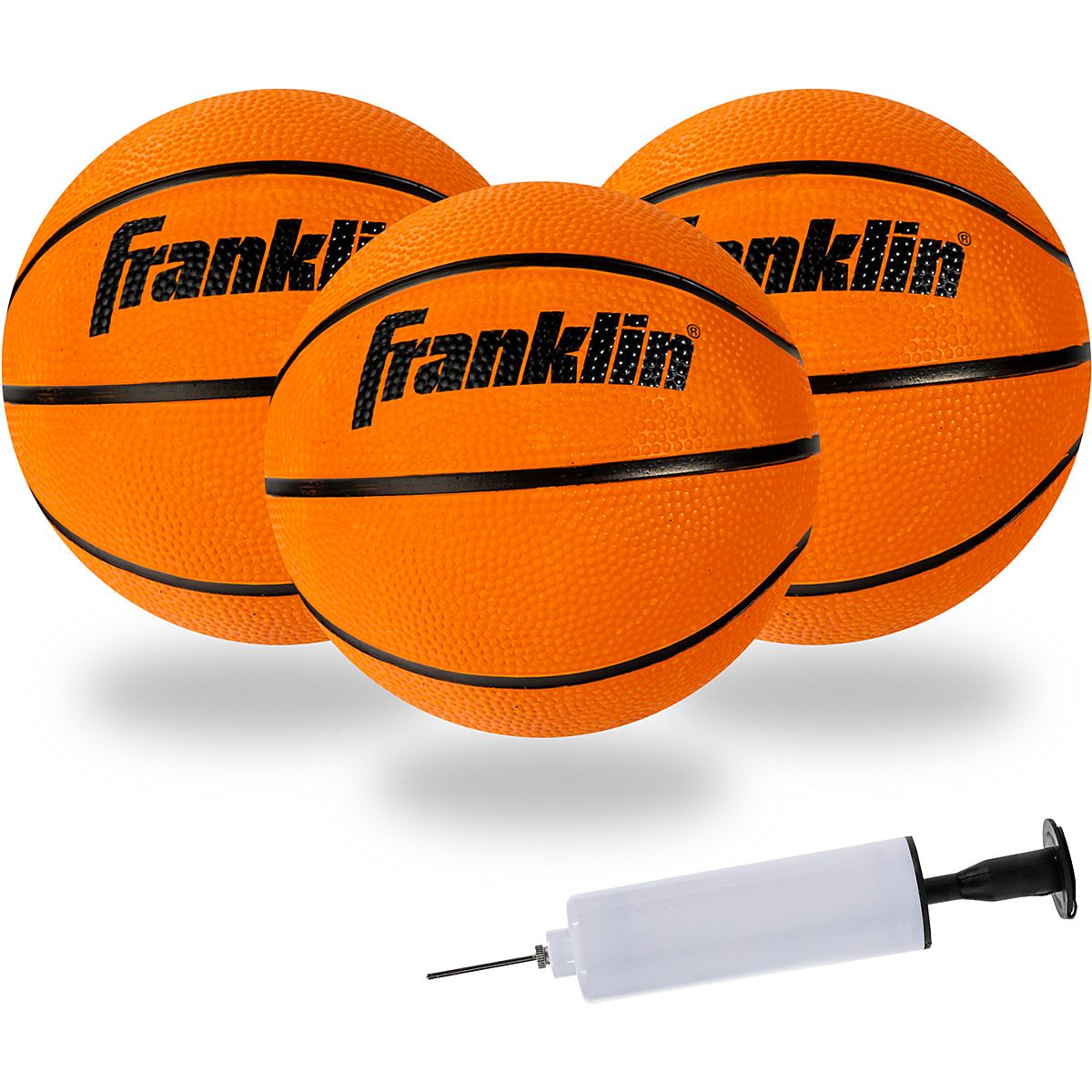 Franklin Pro Hoops Replacement 5 in Rubber Basketballs 3-Pack | Academy
