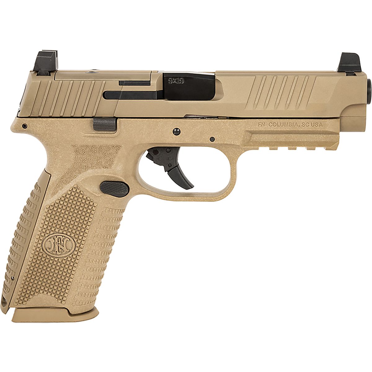 FN 509 MRD 9mm Semiautomatic Flat Dark Earth Polymer Frame Pistol | Academy