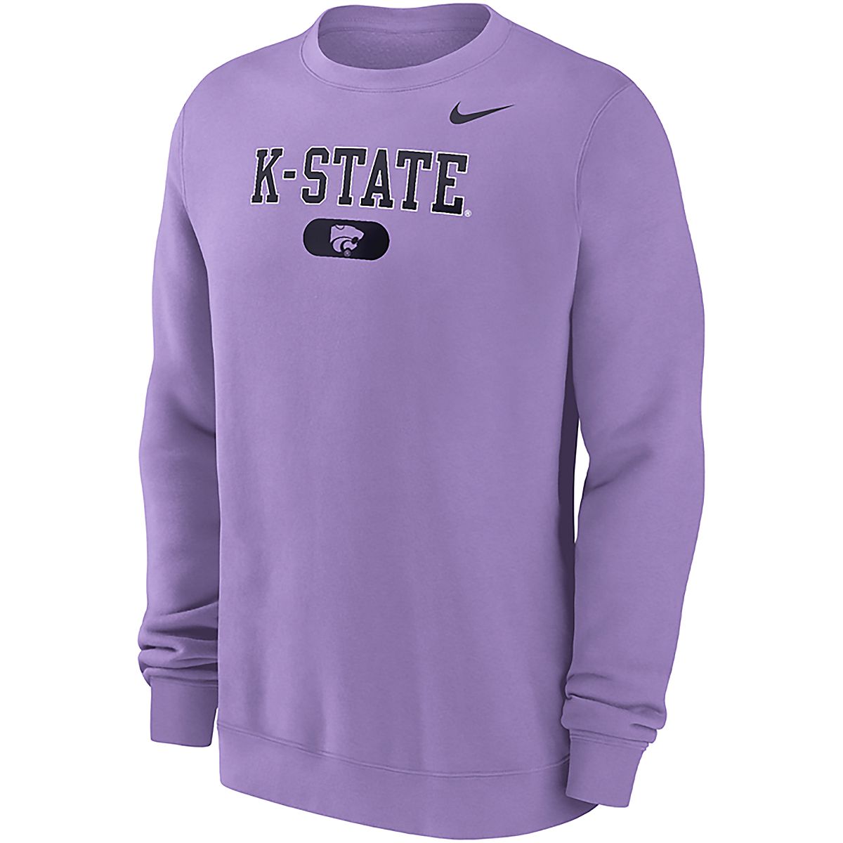 Nike Men's Kansas State University WIldcats Lavender Pill Long Sleeve ...