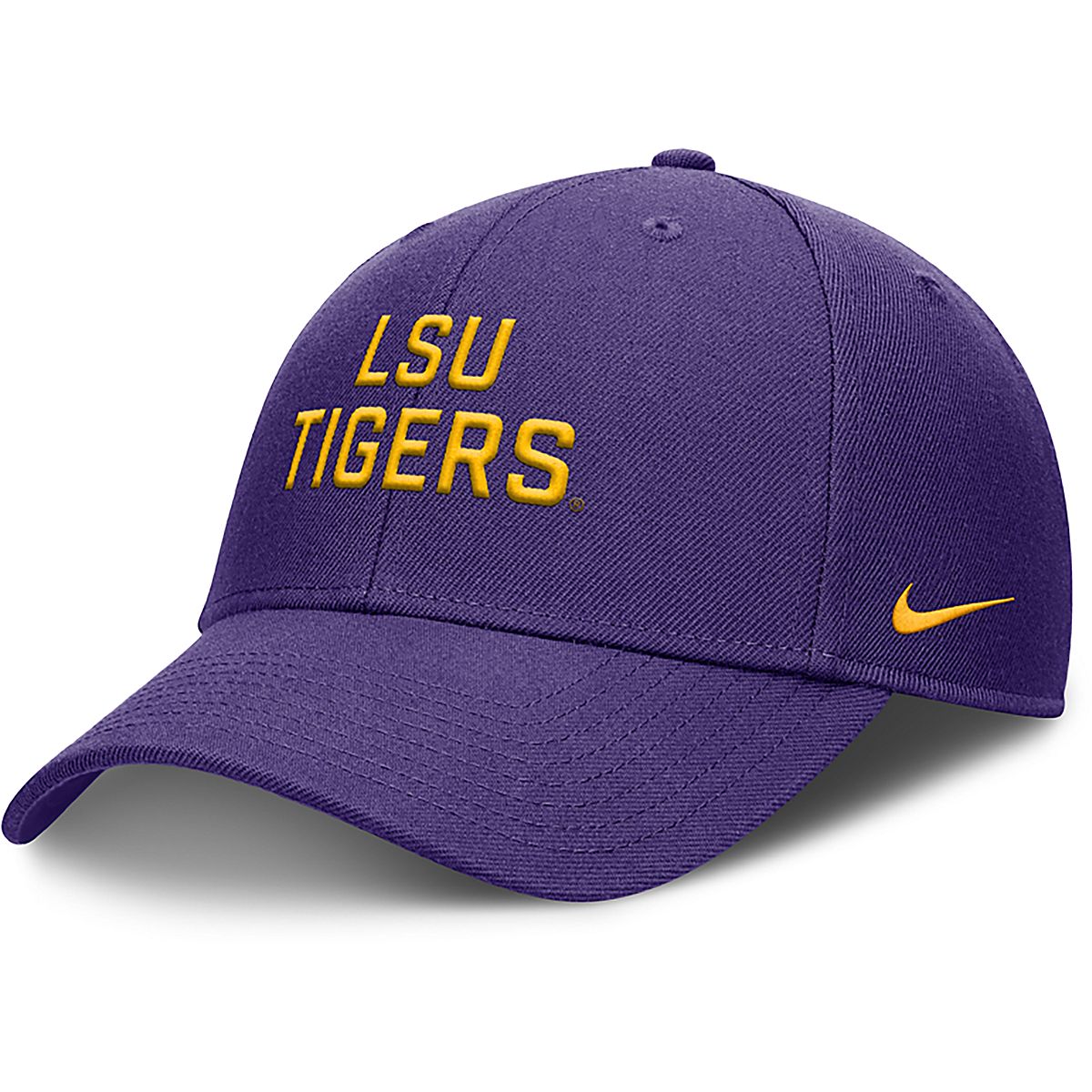 Nike Adults' LSU Rise Practice Structured Adjustable Cap | Academy