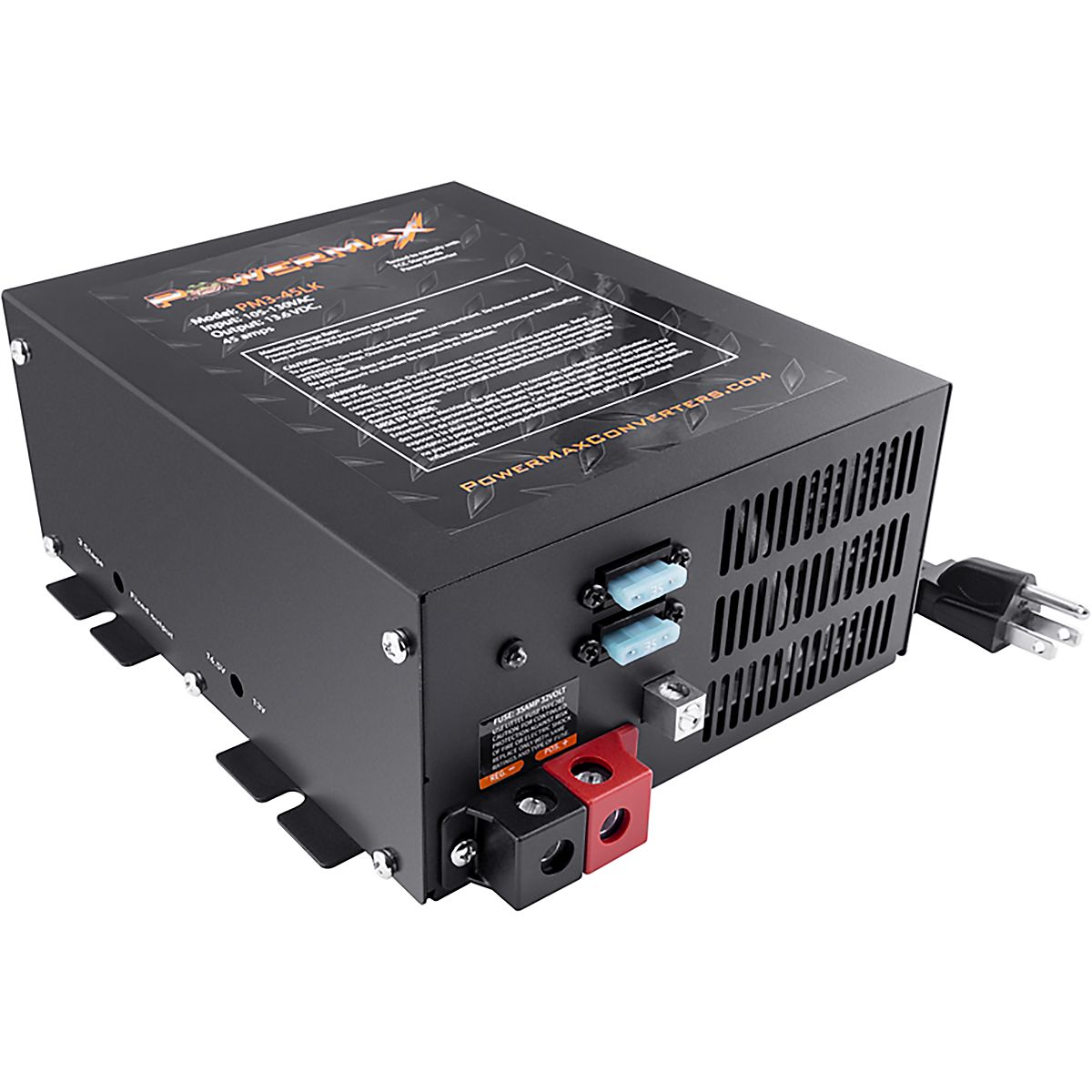 PowerMax PM3 Series 110VAC to 12VDC 45 Amp Converter with Built-in ...