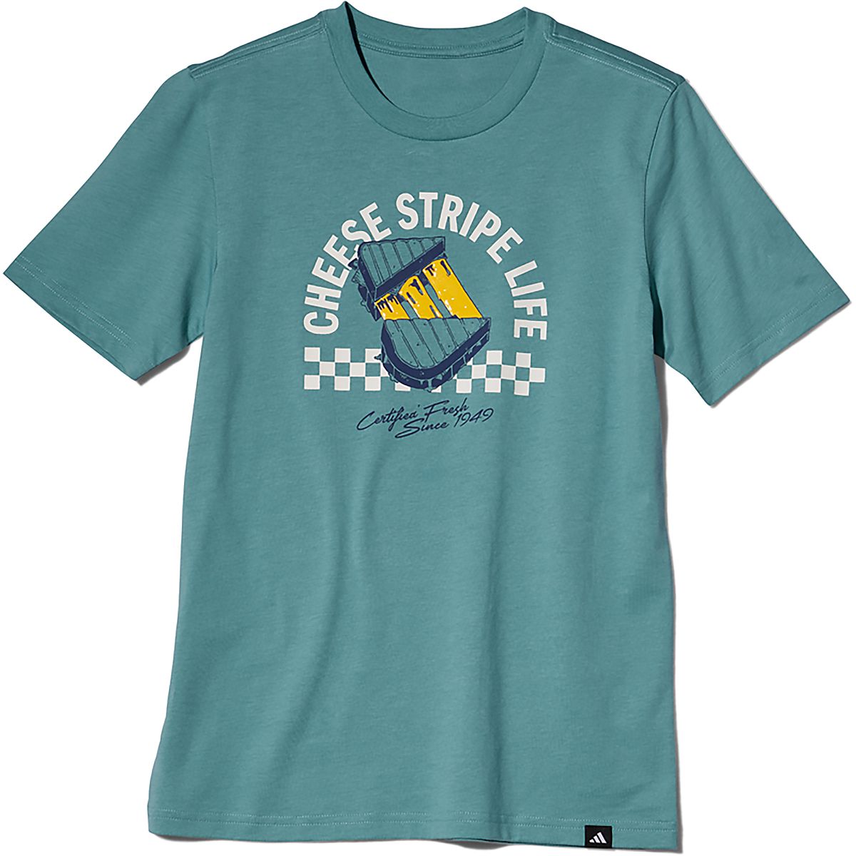 adidas Boys' Cheese Stripe Life Short Sleeve Graphic T-shirt | Academy