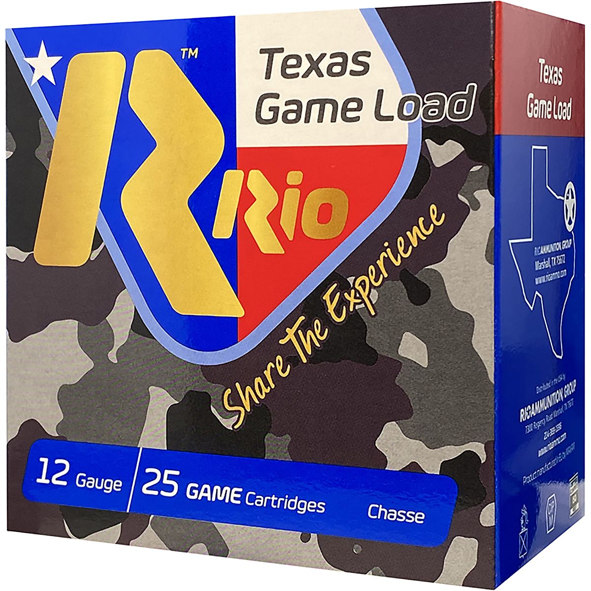 Rio Ammunition High Velocity Texas Game Load 12 GA Shotshells - 25 ...