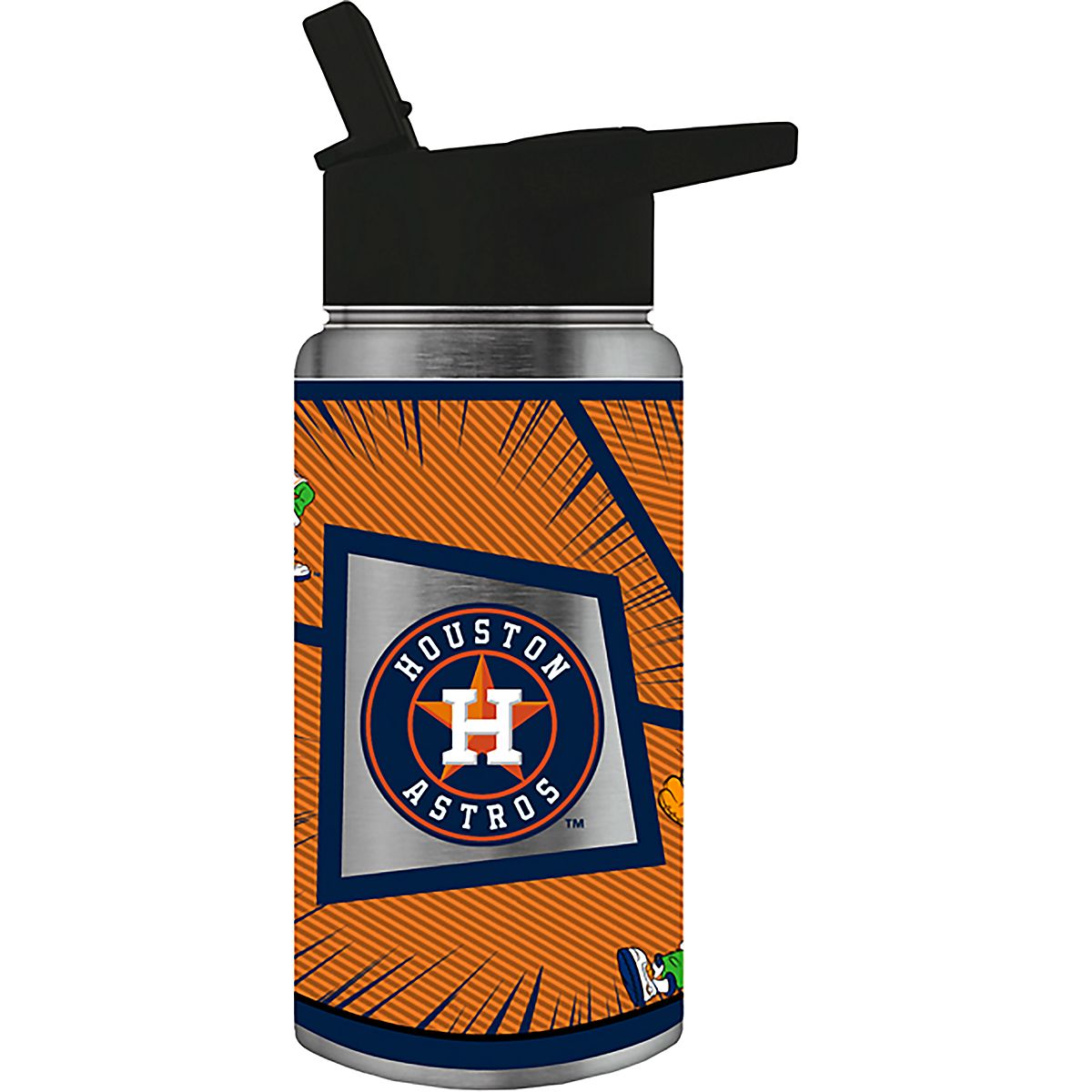 Great American Products Astros 16 oz Mascot Mini Thirst Water Bottle ...