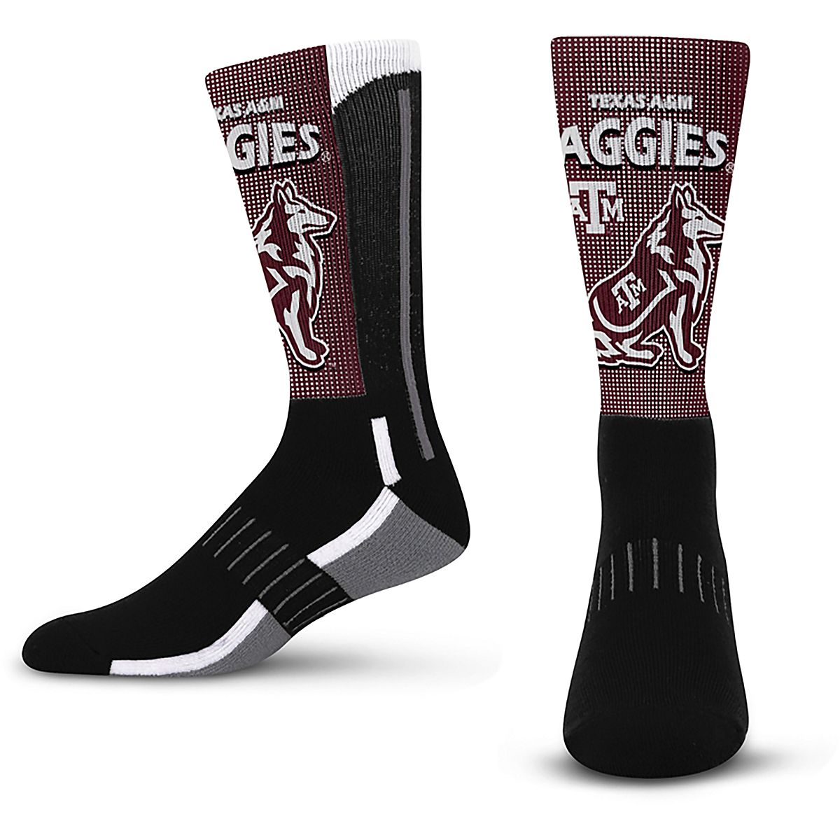 For Bare Feet Texas A&M Aggies Mascot Fever Casual Socks | Academy