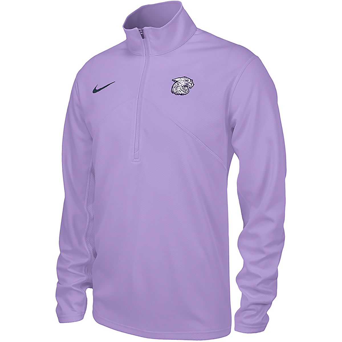 Nike Men's Kansas State Lavender Cat Head Dri-FIT 1/4 Zip | Academy