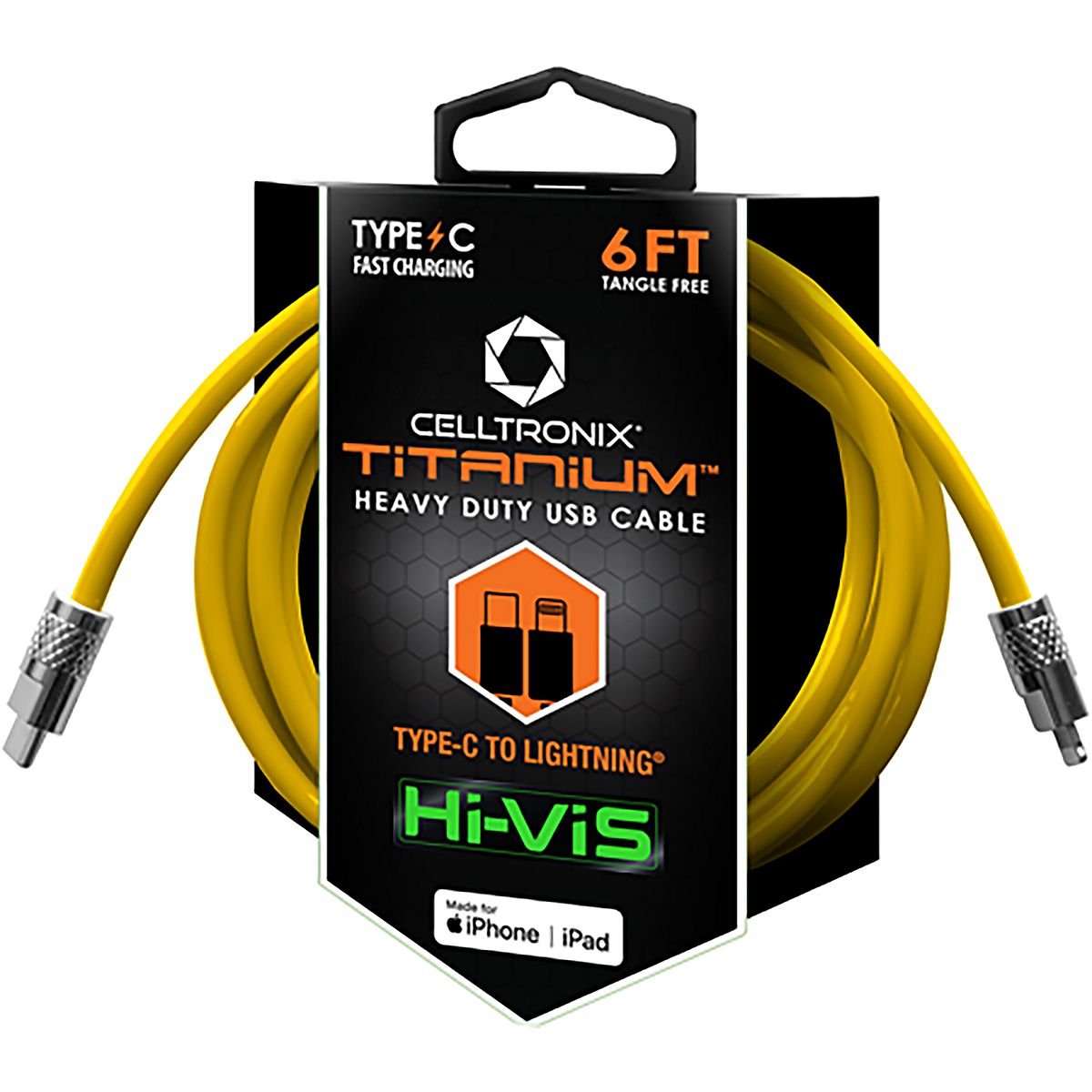 Celltronix Titanium 6 ft. C To Lightning Cable | Academy