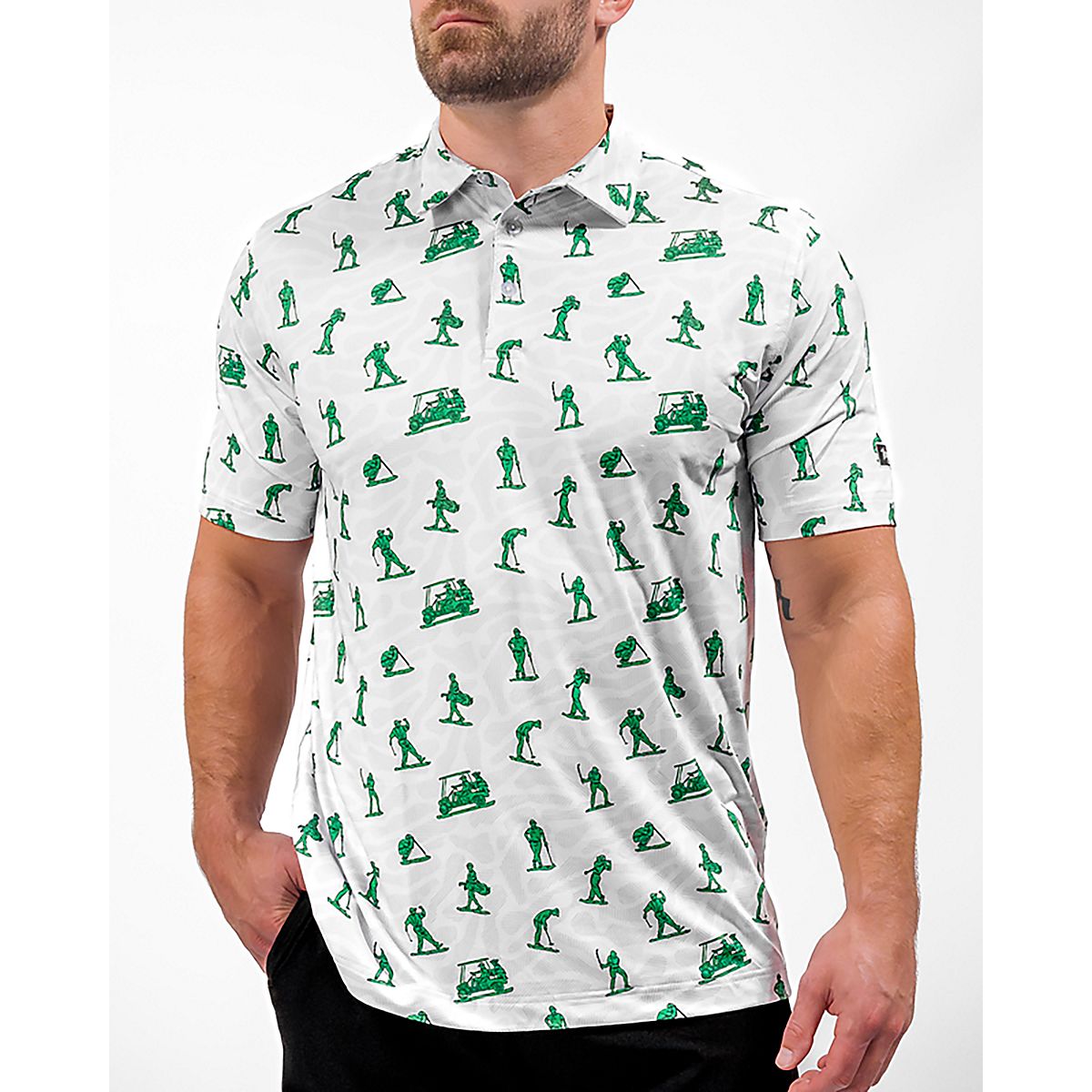 Waggle Men's Toy Golfers Polo Shirt | Academy