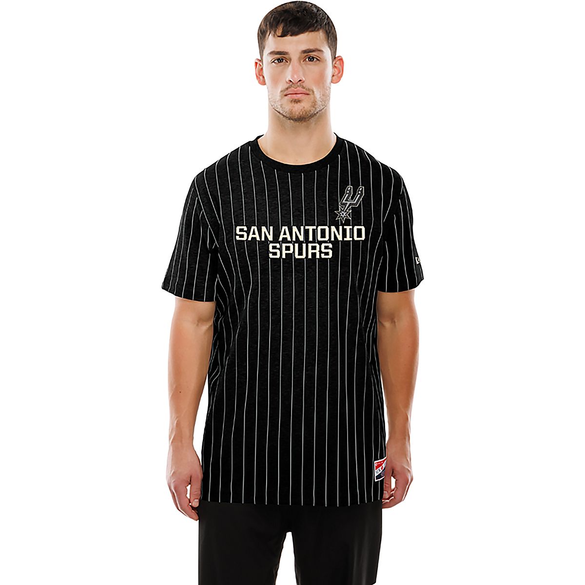 New Era Men's Spurs Pinstripe T-shirt | Academy