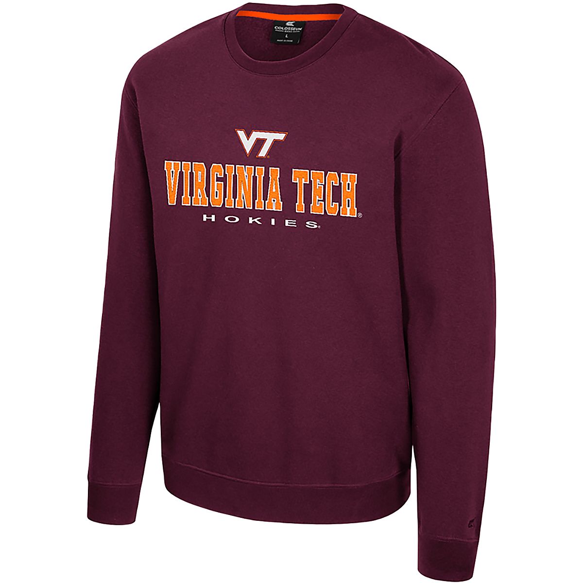 Colosseum Athletics Men's Virginia Tech Zayn Crew Sweatshirt | Academy