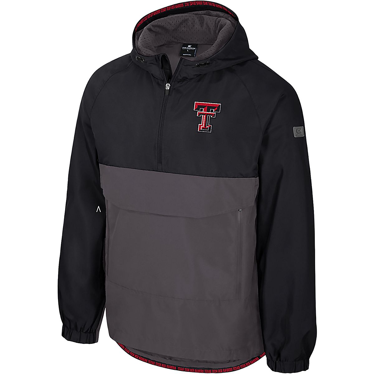 Colosseum Athletics Men's Texas Tech Gives Back 1/2 Zip Anorak Jacket ...