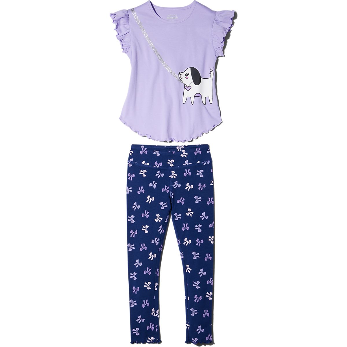 BCG Girls' 4-6X Dog Purse Short Sleeve 2-Piece Set | Academy