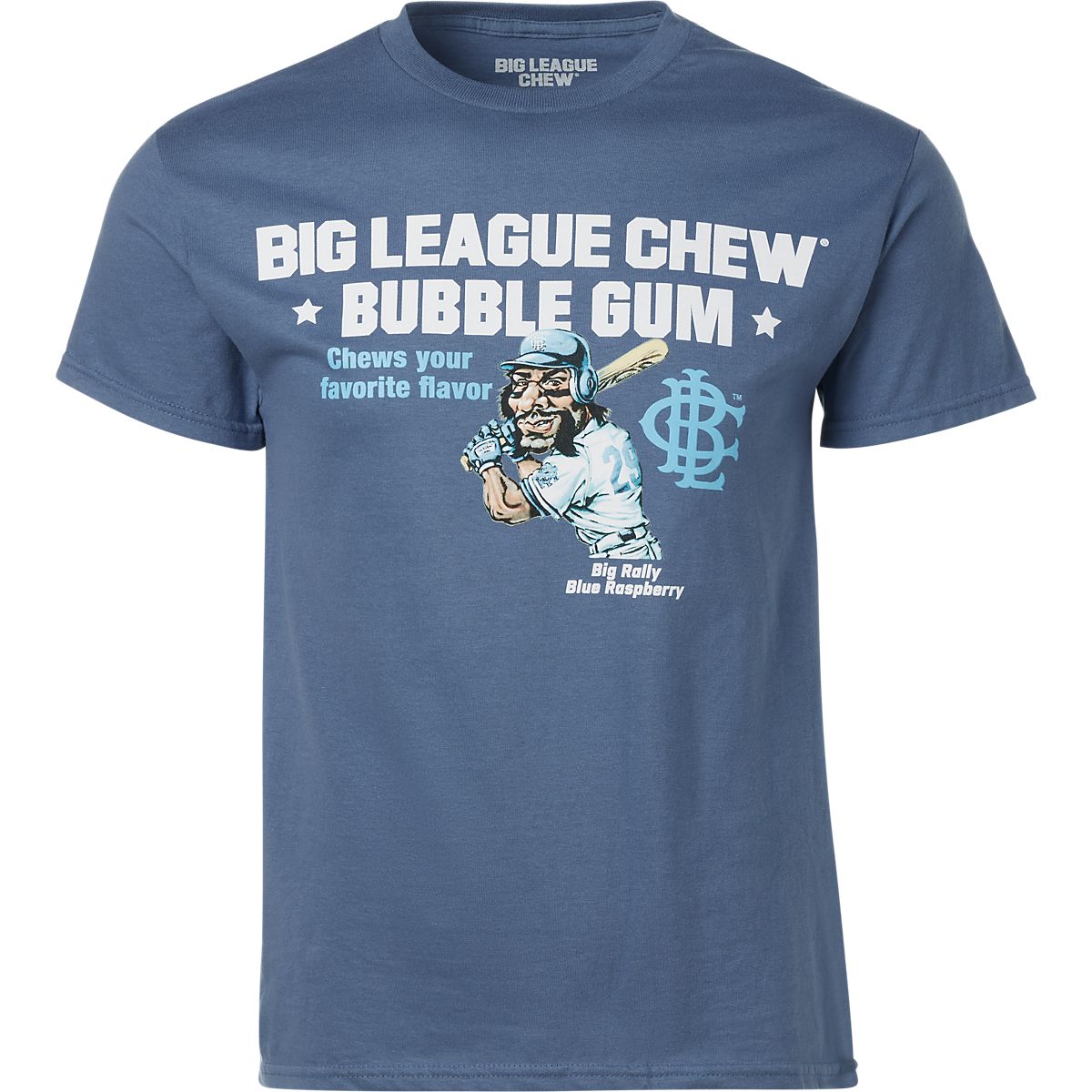 Big League Chew Men's Big Rally Blue Raspberry Short Sleeve T-shirt ...