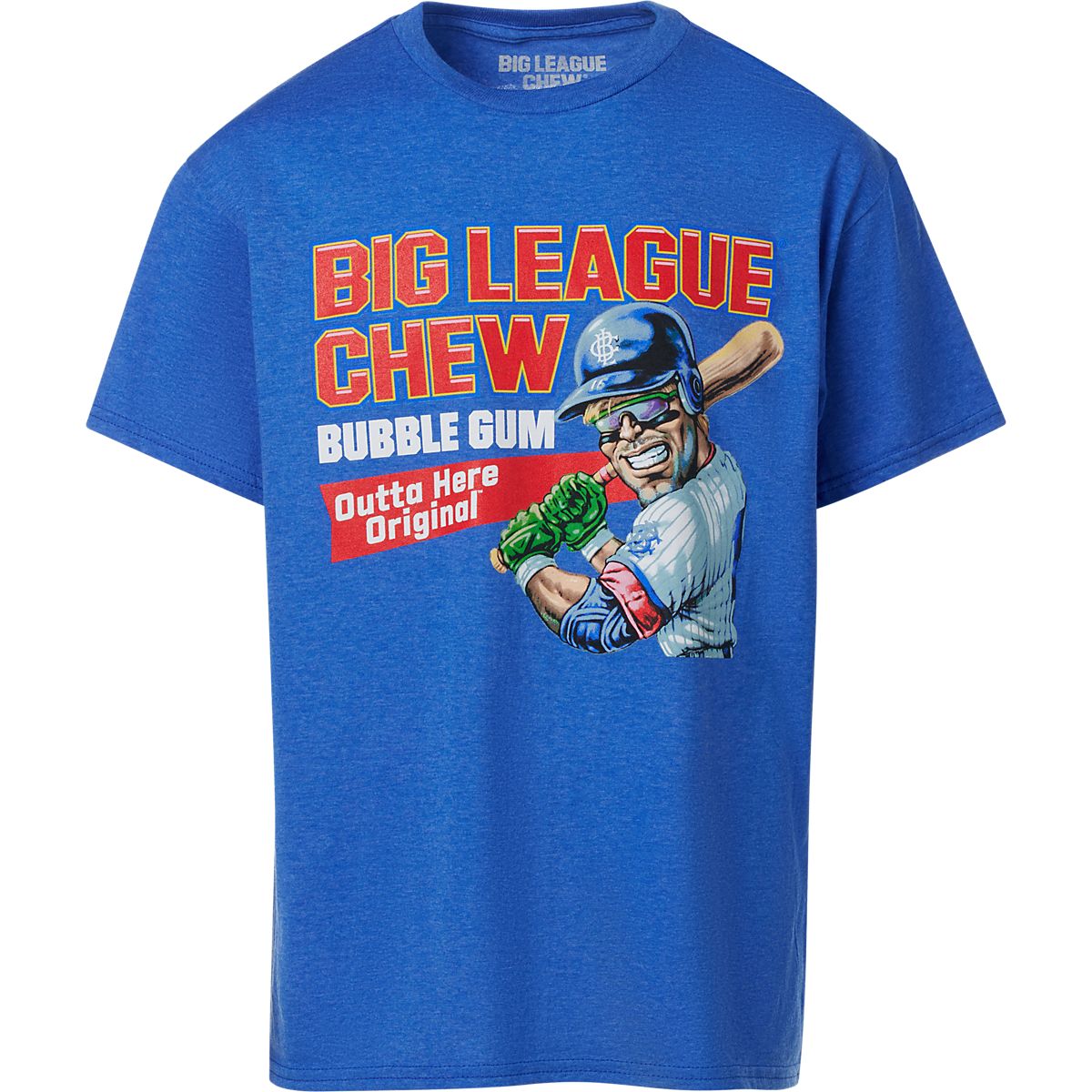 Big League Chew Boys' Big Rally Blue Raspberry Short Sleeve T-shirt ...