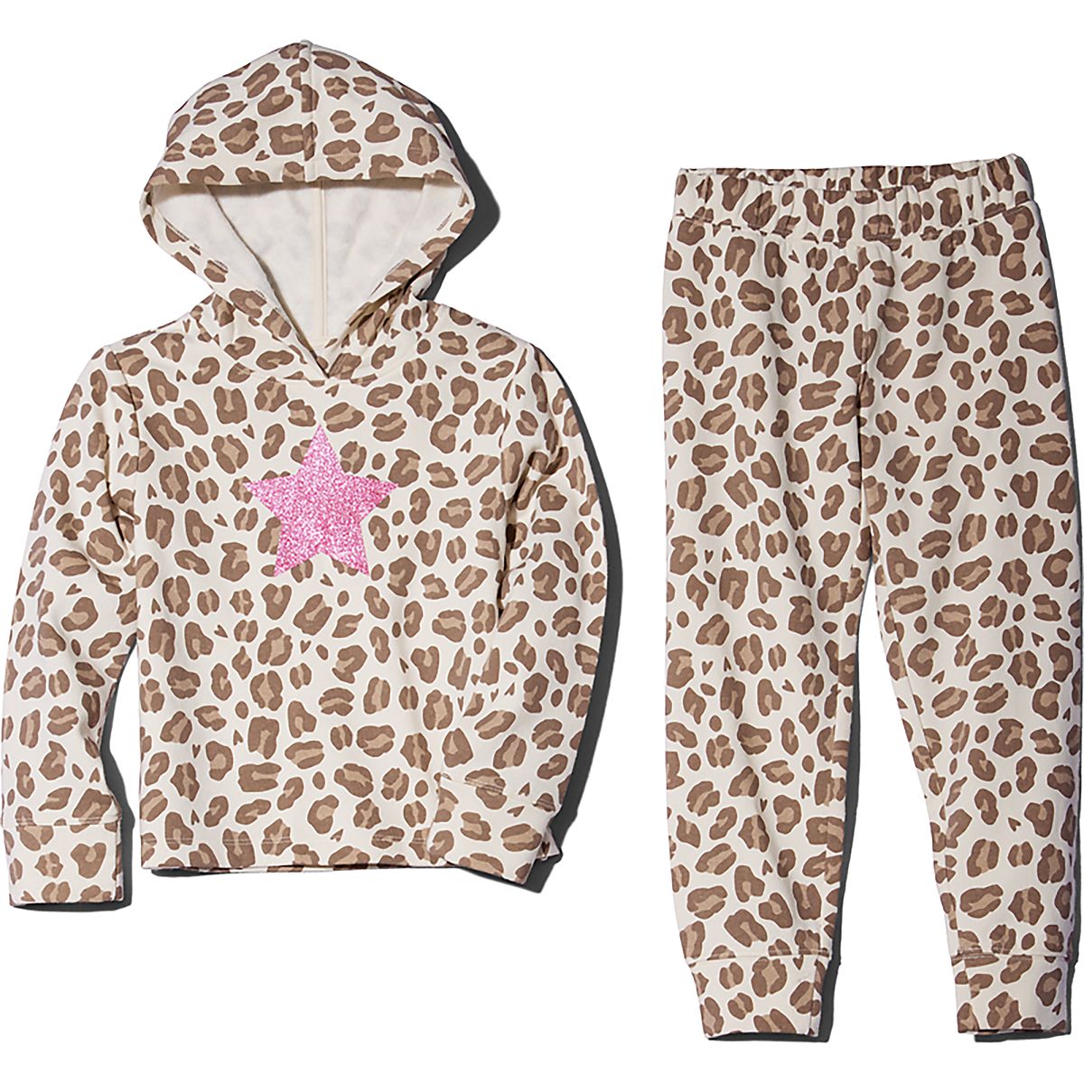 BCG Toddler Girls' All Over Print Leopard Hoodie 2-Piece Set | Academy