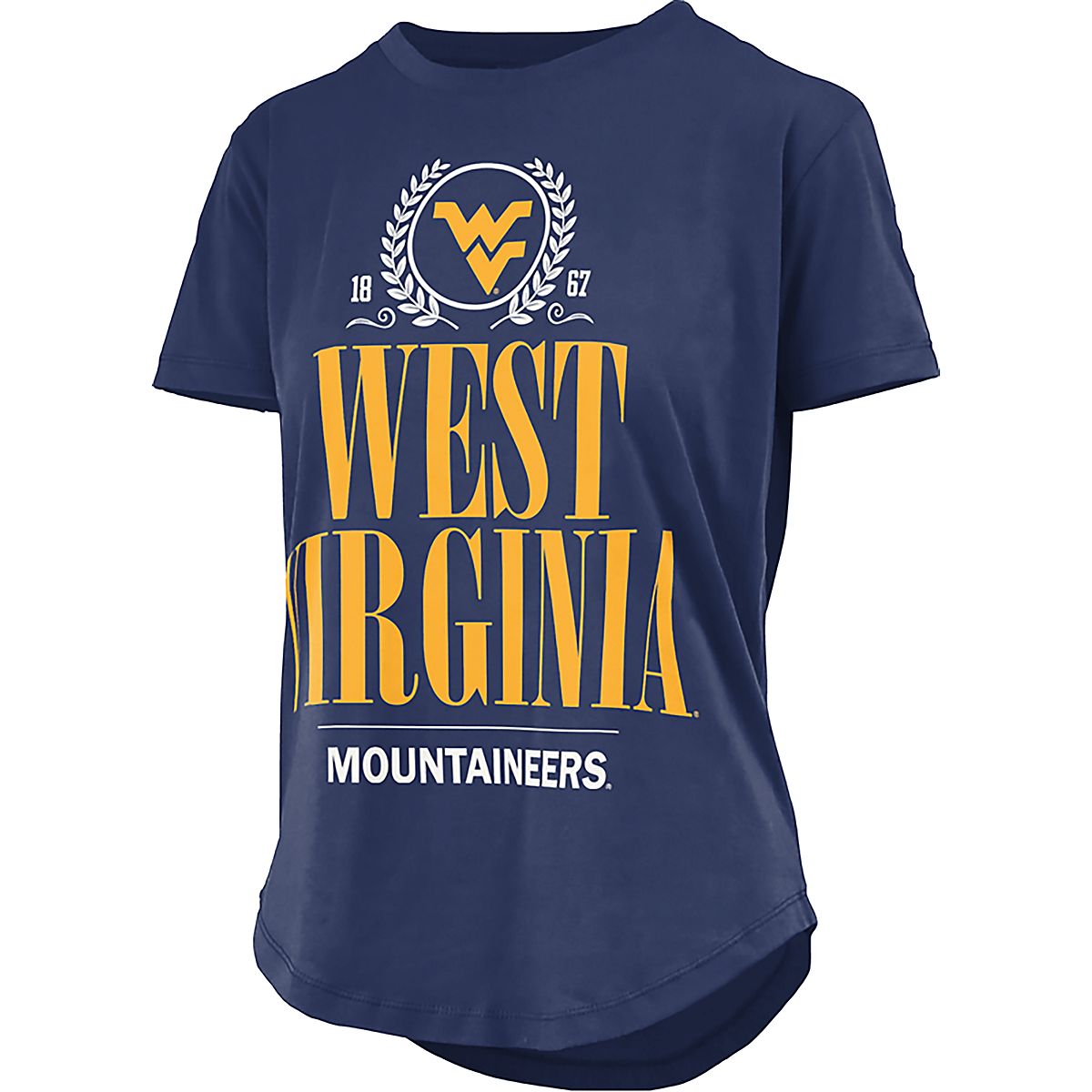 Three Square Women's West Virginia Caesar Irvine T-shirt | Academy