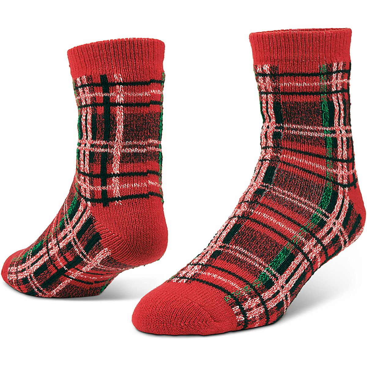 Magellan Outdoors Men's Plaid Lodge Crew Socks | Academy