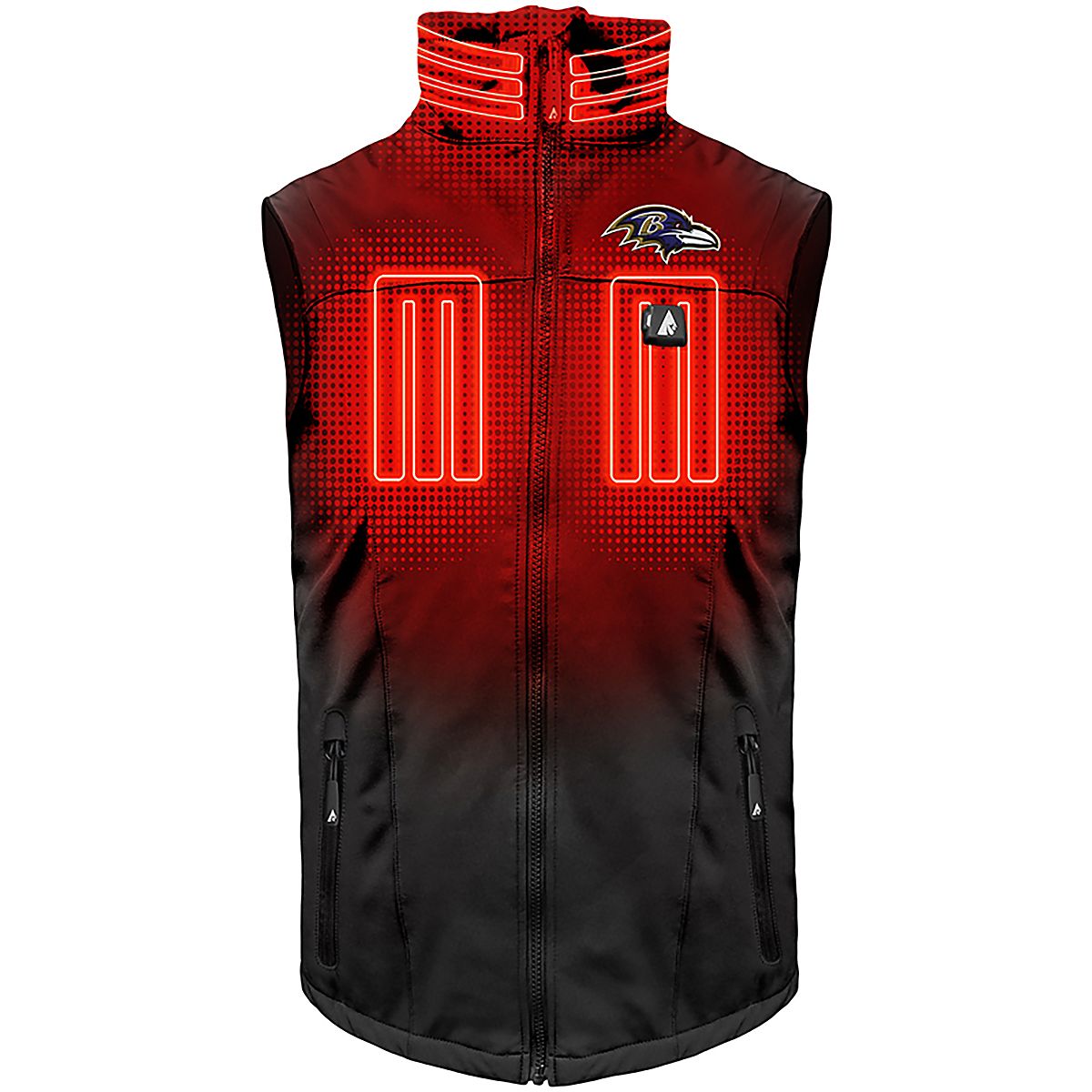 ActionHeat Men's Baltimore Ravens 5V Softshell Heated Vest | Academy