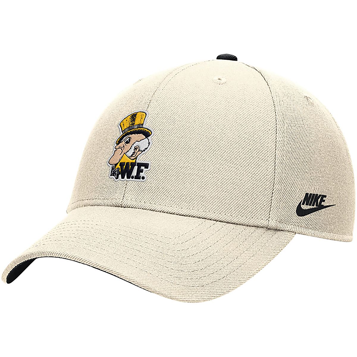 Nike Men's Wake Forest Natural Mascot Structured Adjustable Cap | Academy