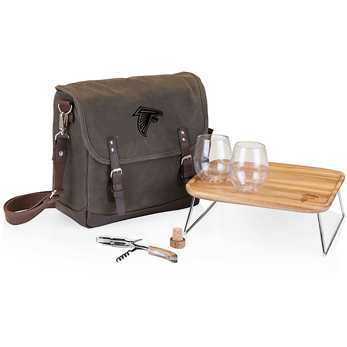 Picnic Time Atlanta Falcons Adventure Wine Bag and Table Set | Academy