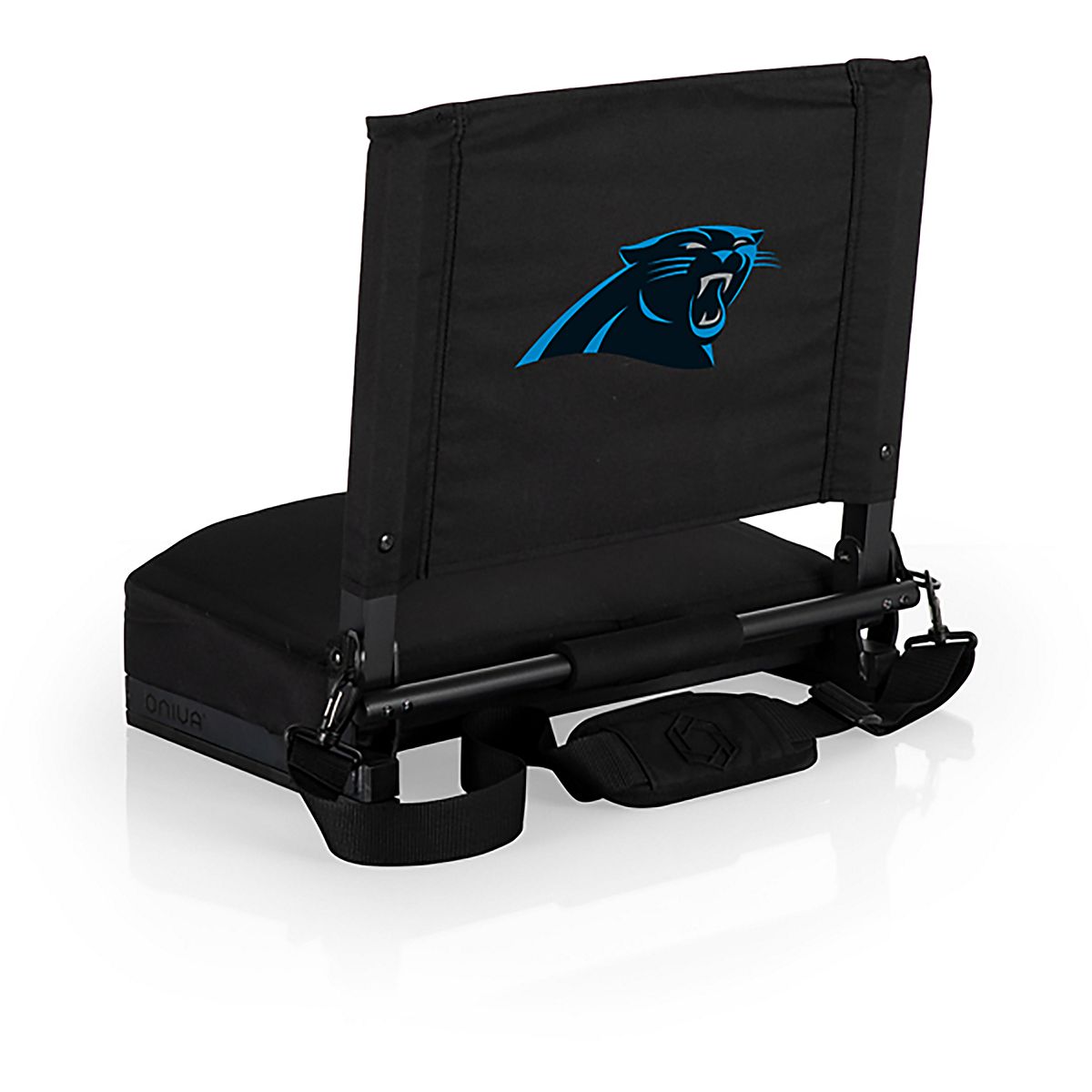 Picnic Time Carolina Panthers Gridiron Folding Padded Stadium Seat ...