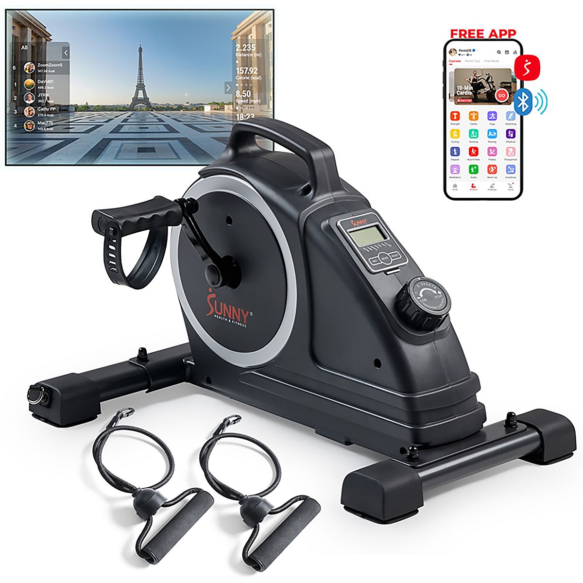 Sunny Health & Fitness SMART Mini Exercise Pedal Cycle | Academy